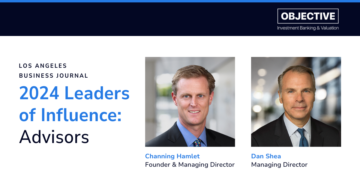Objective, Investment Banking & Valuation Named 2024 Leaders Of ...